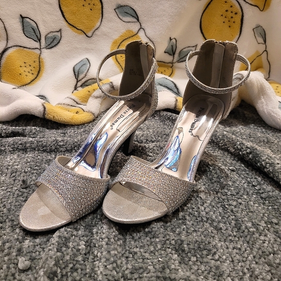 Pierre Dumas | Shoes | Silver Rhinestone Pierre Dumas Heels | Poshmark